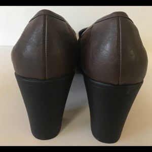 studio flexx | Shoes | Studio Flexx Ladies Penny Loafers Brown Fabric M ...